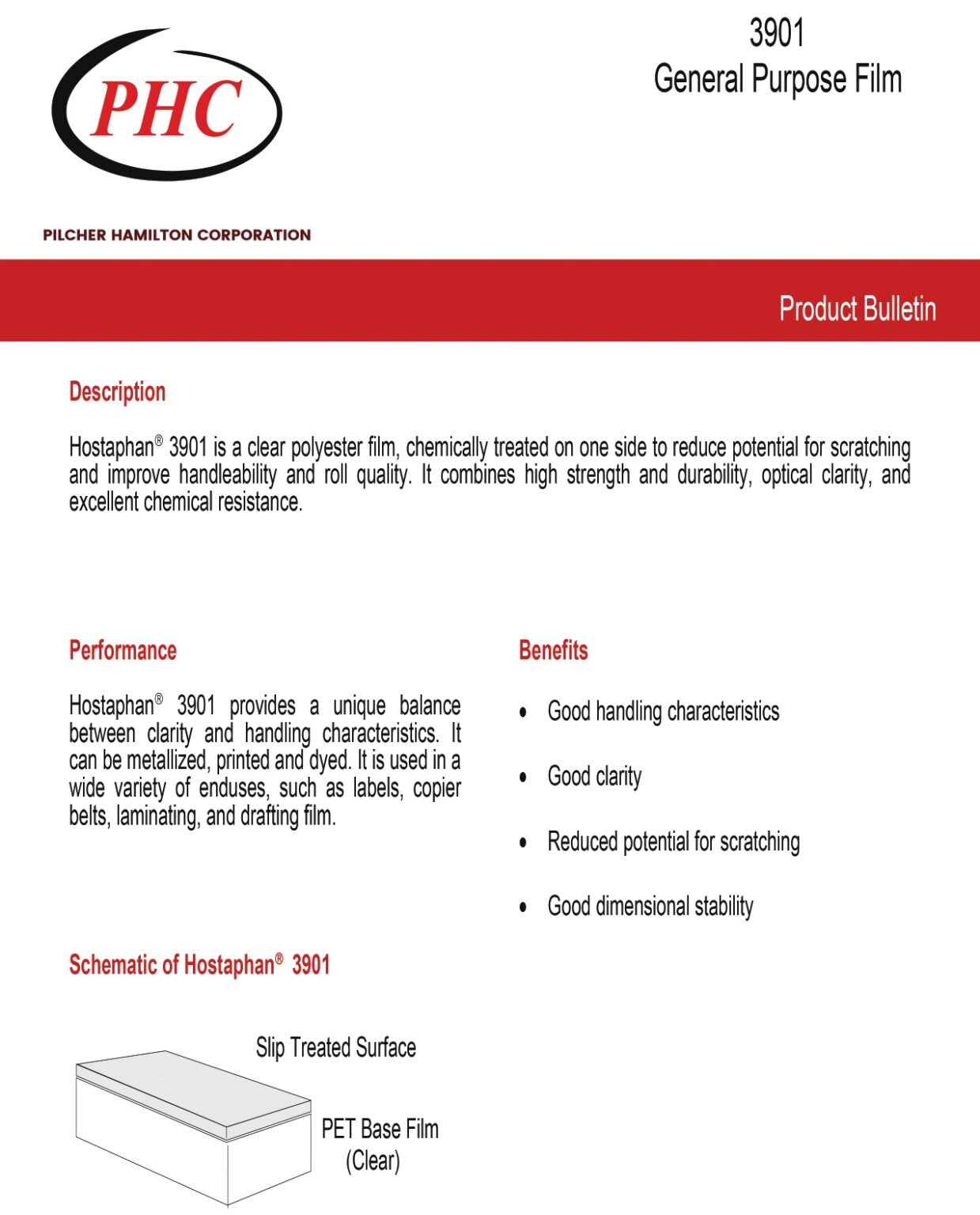 Polyester Film Datasheets USA – PET Film Specifications