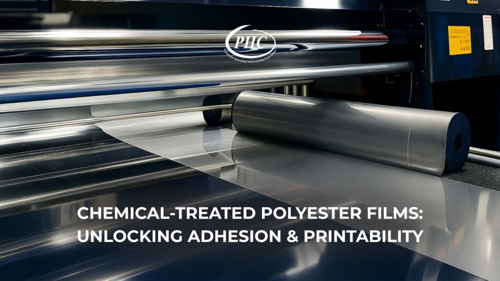 Chemical-Treated Polyester Films for Better Adhesion & Printability
